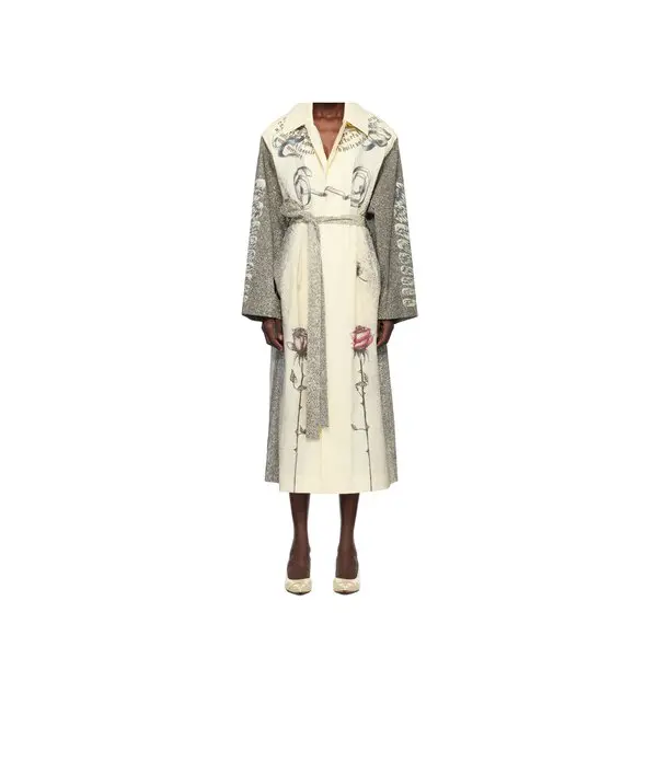 JEAN PAUL GAULTIER Long Sleeve Windbreaker - Nude
