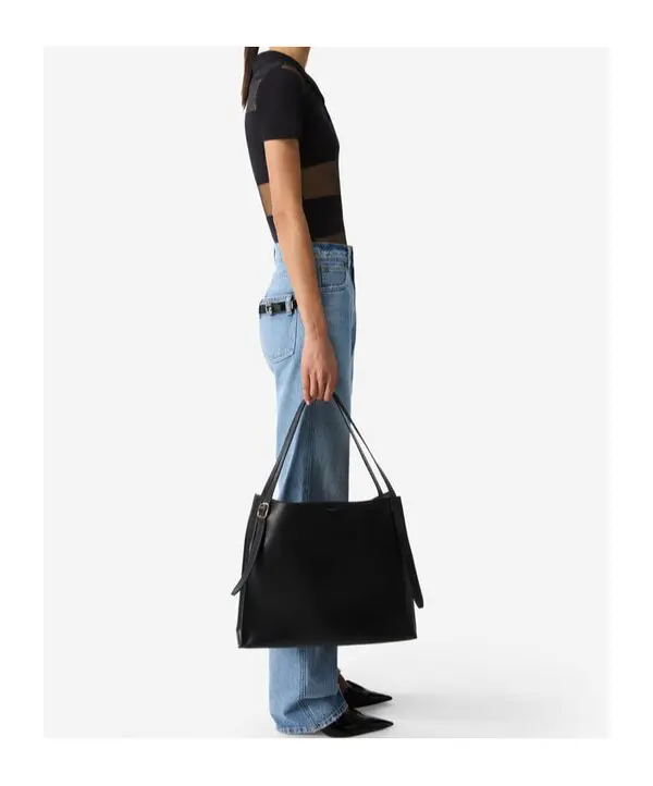 Coperni Short-sleeved Striped Sheer Polo Top
