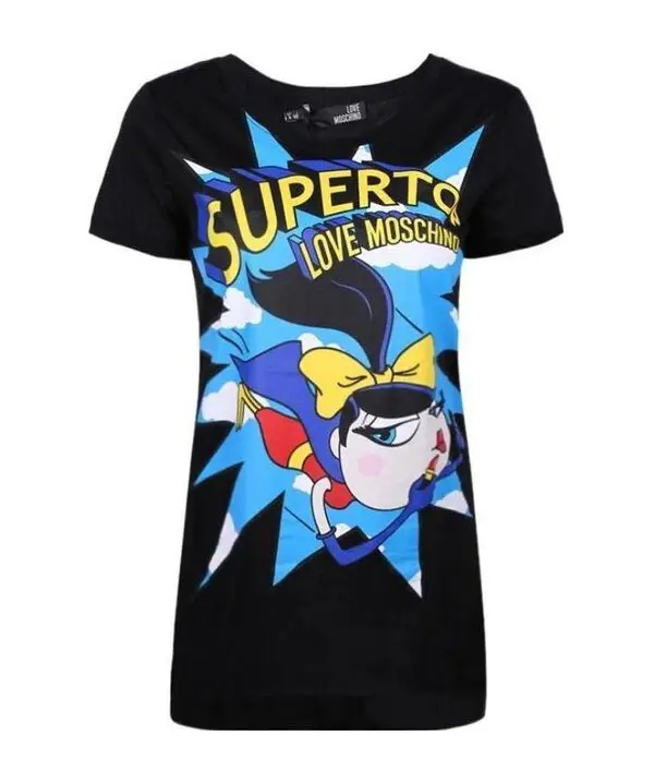 Moschino Printed T-shirt - Black