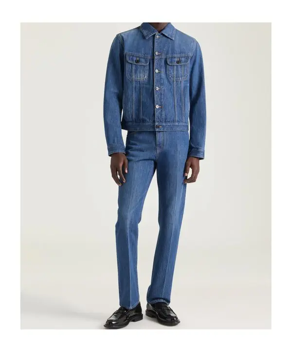 Givenchy Straight-leg Shadow Washed Jeans - Medium Blue