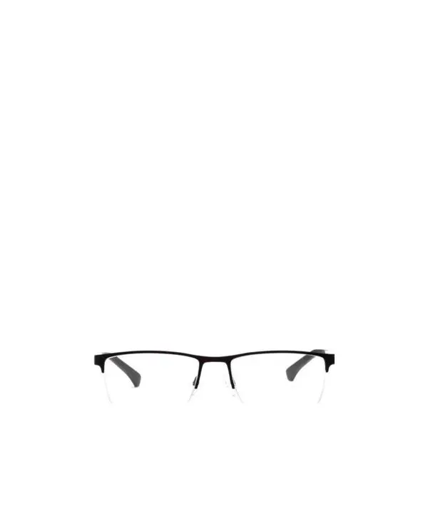 Emporio Armani Half-rim Eyeglasses - Black