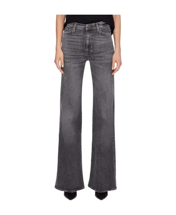 7 For All Mankind Modern Dojo Soho Flared Jeans - Black