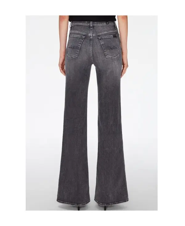 7 For All Mankind Modern Dojo Soho Flared Jeans - Black