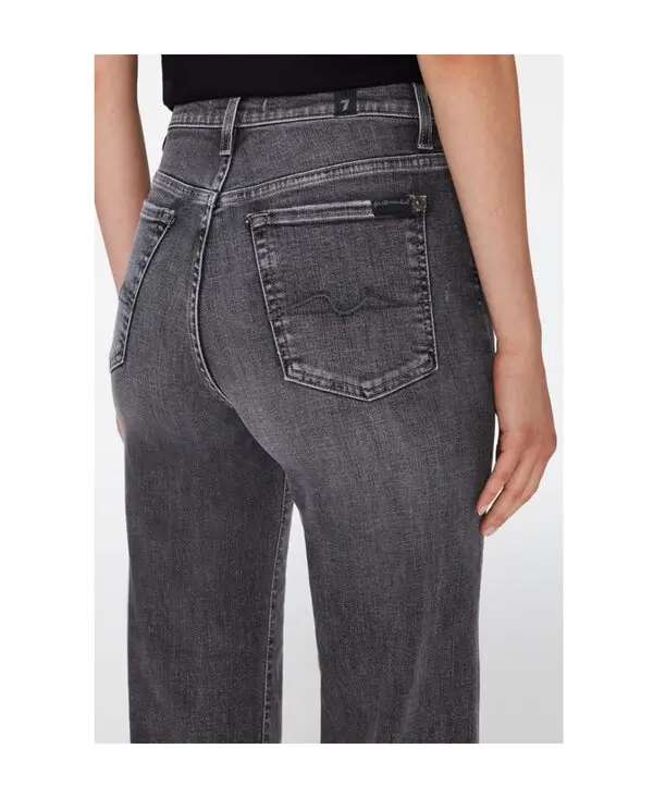 7 For All Mankind Modern Dojo Soho Flared Jeans - Black