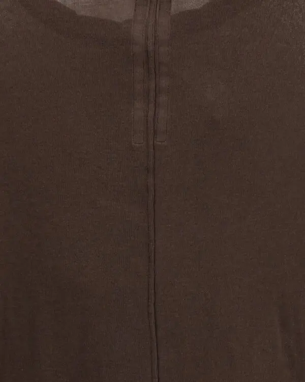 Rick Owens Long Sleeved Knitted T-shirt - Green