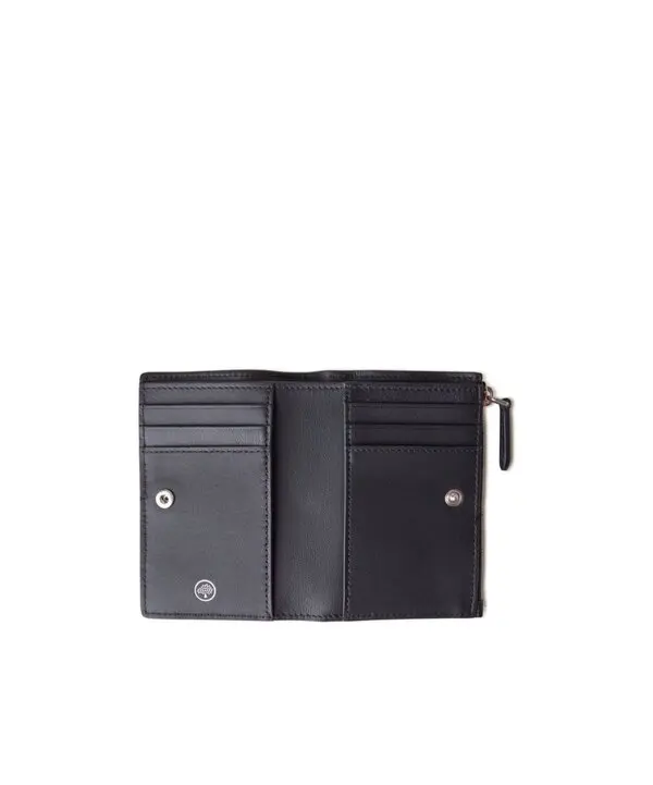 Mulberry Continental Bi-fold Leather Wallet - Black