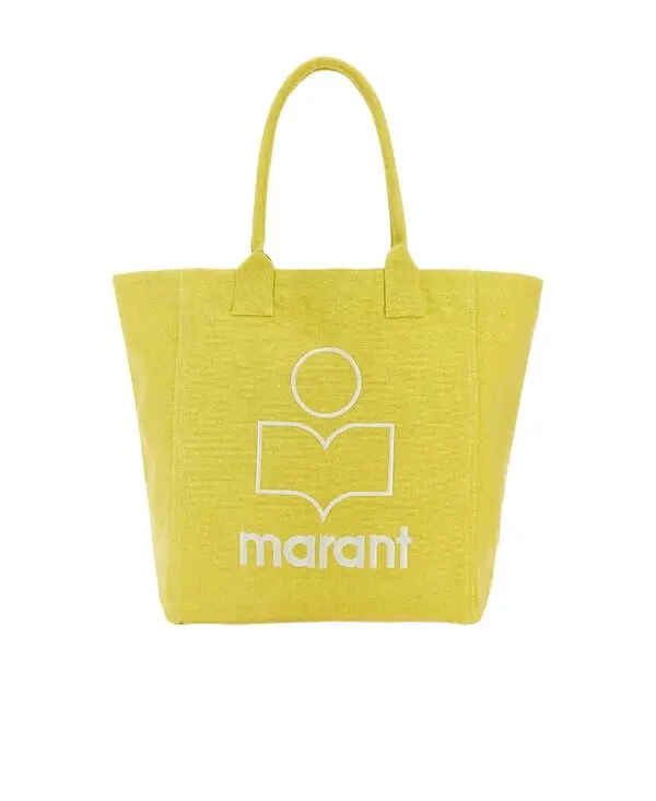 Isabel Marant Étoile Yenky Embroidered Tote Bag - Yellow