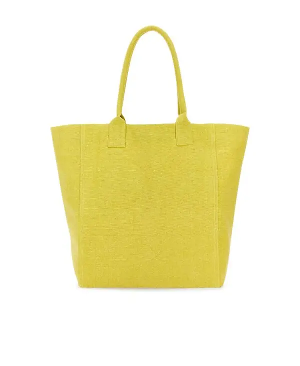 Isabel Marant Étoile Yenky Embroidered Tote Bag - Yellow