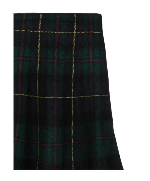 Ralph Lauren Plaid Flared Skirt