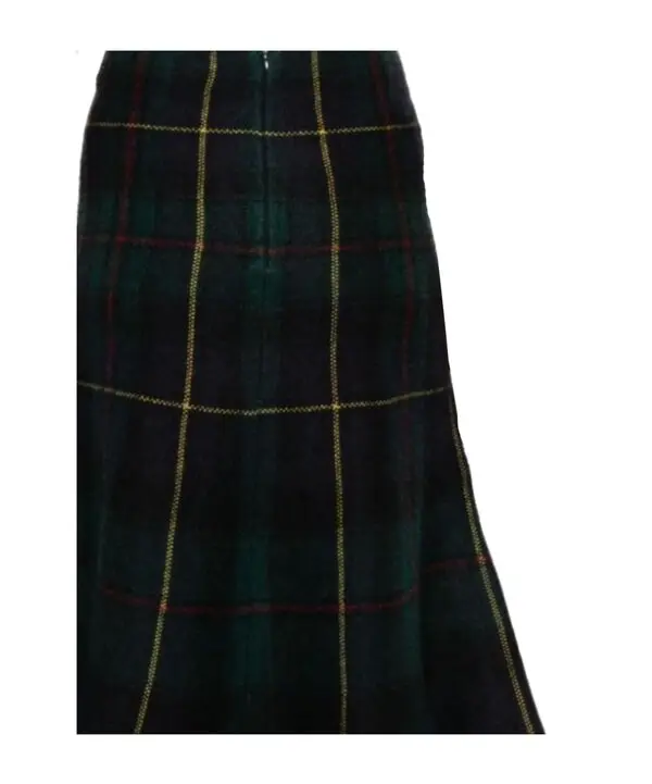 Ralph Lauren Plaid Flared Skirt