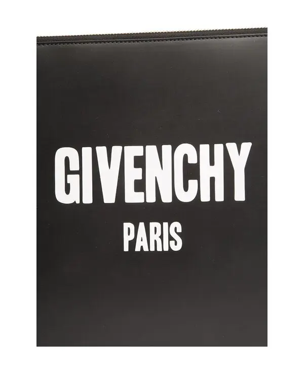 Givenchy Paris Logo Print Pouch