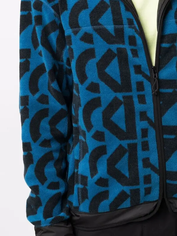 Kenzo Allover Monogram Zipped Hoodie