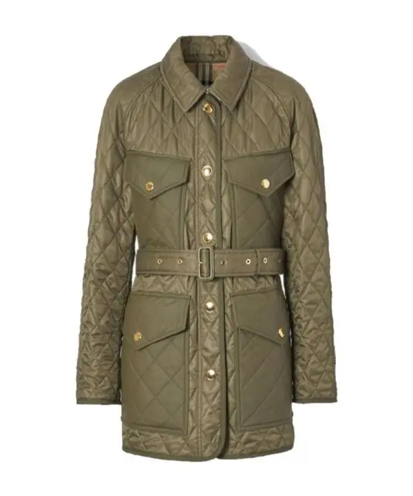 Burberry Diamond Quilted Field Jacket - No
