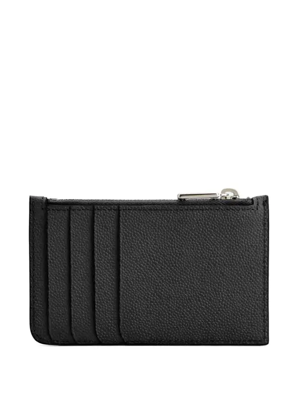 TOD'S Credit Leather Card Holder - Black