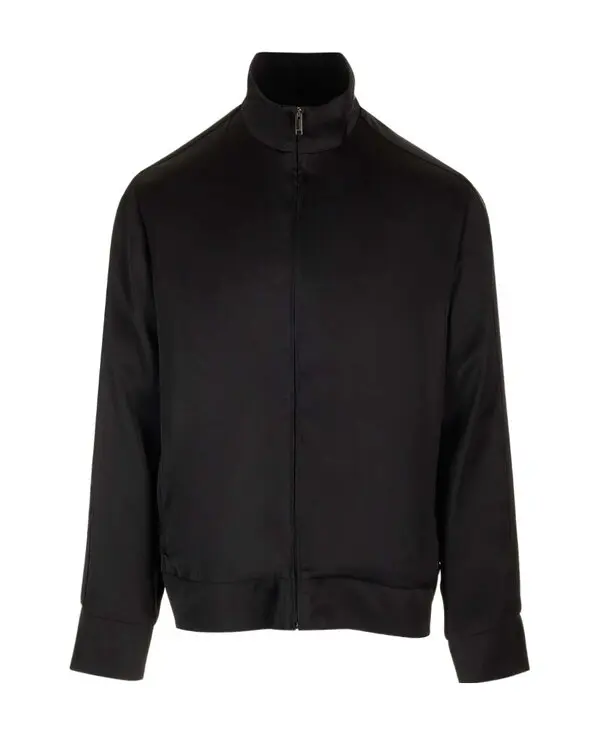 Valentino Garavani High Neck Zip-up Jacket
