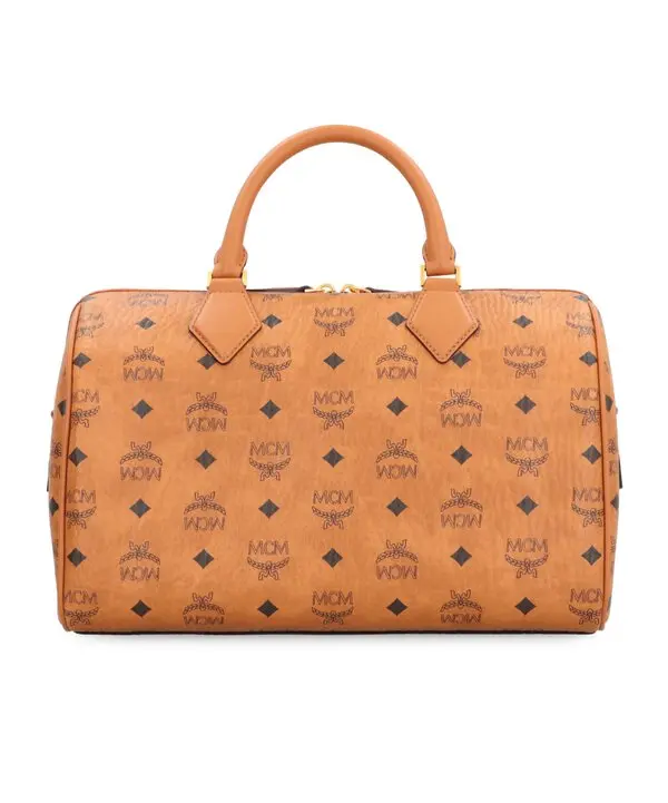 Mcm Monogrammed Tote Bag