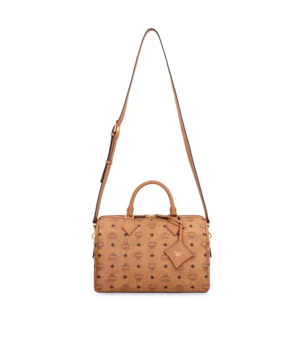 Mcm Monogrammed Tote Bag