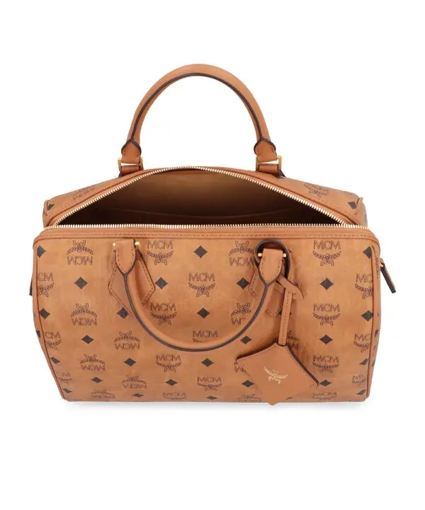 Mcm Monogrammed Tote Bag