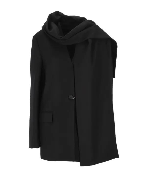 TOTEME Single-breasted Blazer With Scarf Detail - No