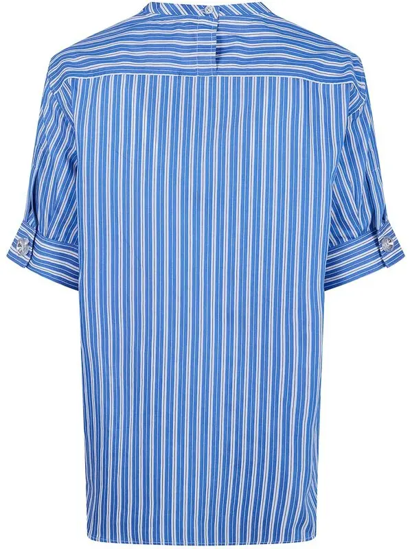 N.21 Striped Short Sleeve Blouse