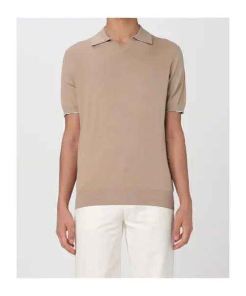 Brunello Cucinelli Short-sleeved Fine-knitted Polo Shirt