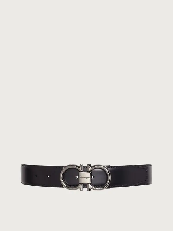 FERRAGAMO Gancini Buckle Belt - Black