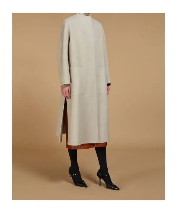 Max Mara Crewneck Coat