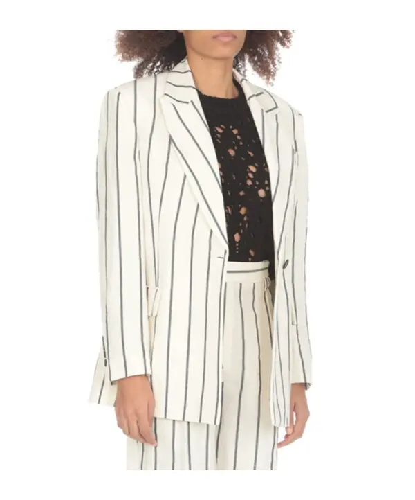Brunello Cucinelli Striped Double-breasted Blazer