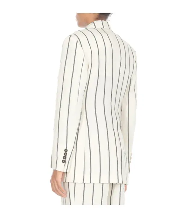 Brunello Cucinelli Striped Double-breasted Blazer
