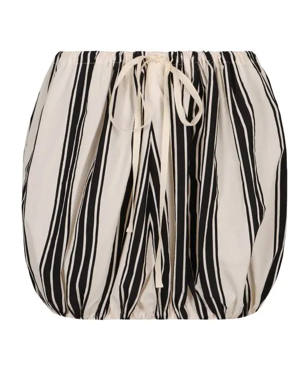 Philosophy Di Lorenzo Serafini Striped Mini Skirt - Nude