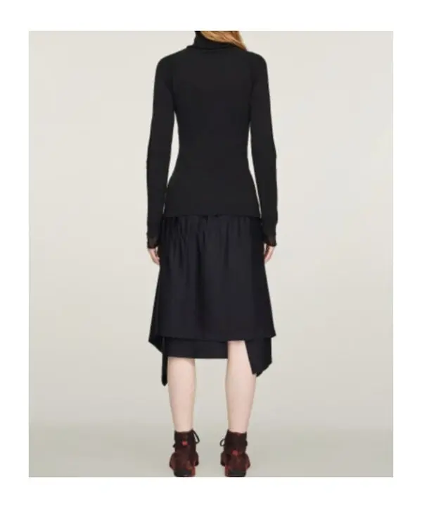 Y3 High-neck Knit Top With Cutout Details