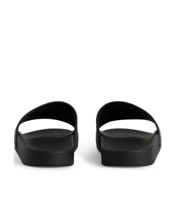 Balenciaga Political Campaign Pool Slides - Black