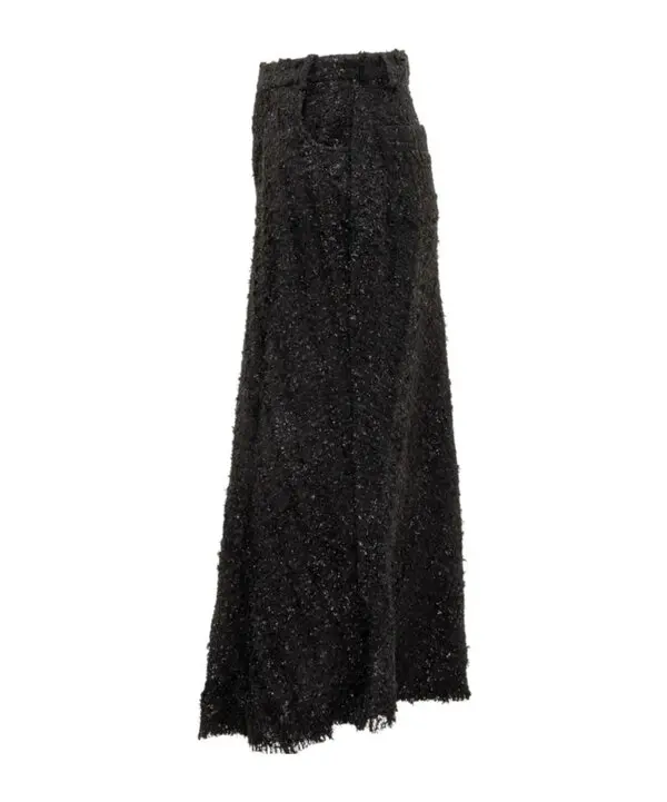IRO PARIS Textured Midi Skirt