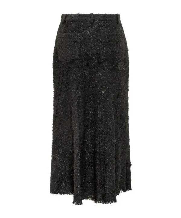 IRO PARIS Textured Midi Skirt