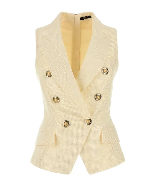 Balmain Double Breasted Gilet