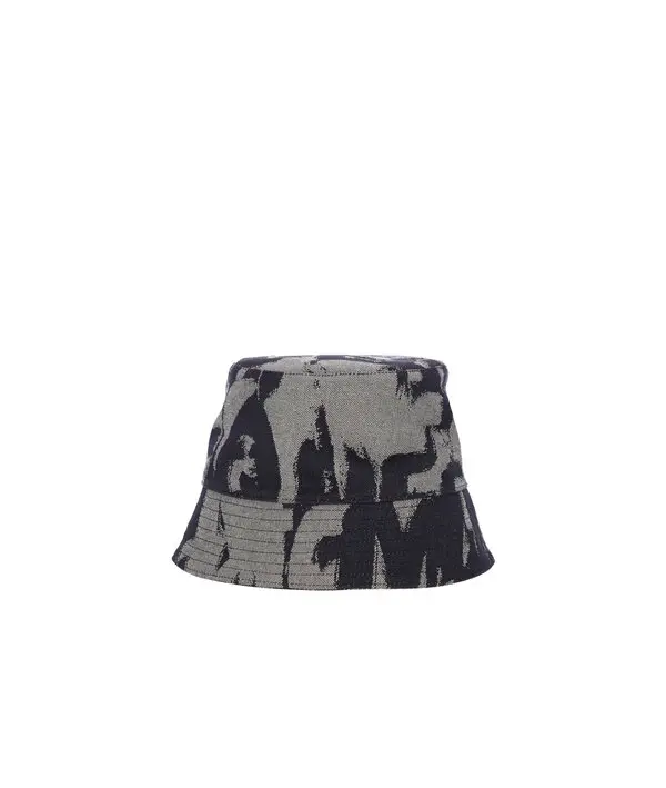 Alexander McQueen Denim Bucket Hat - Blue