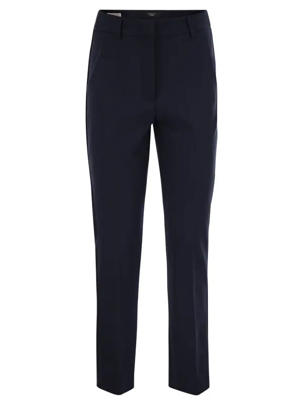 Max Mara Freda Cady Cigarette Trousers