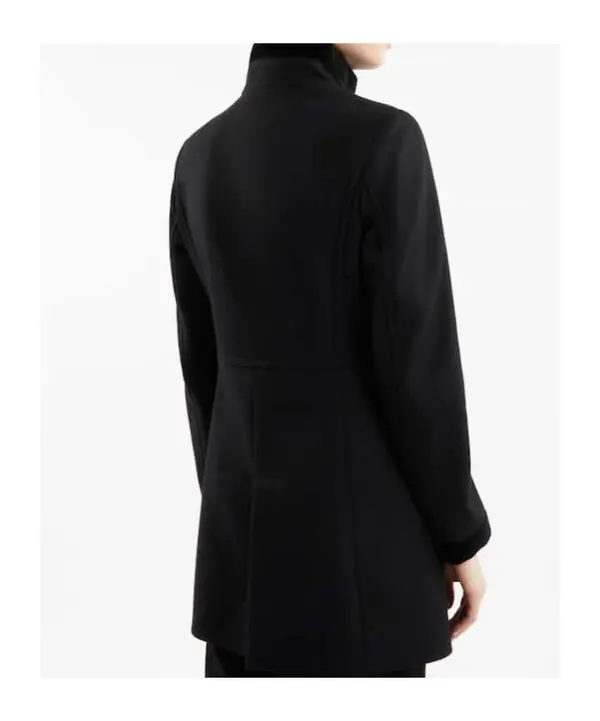 FAY Virginia Hook-closure Coat - Black