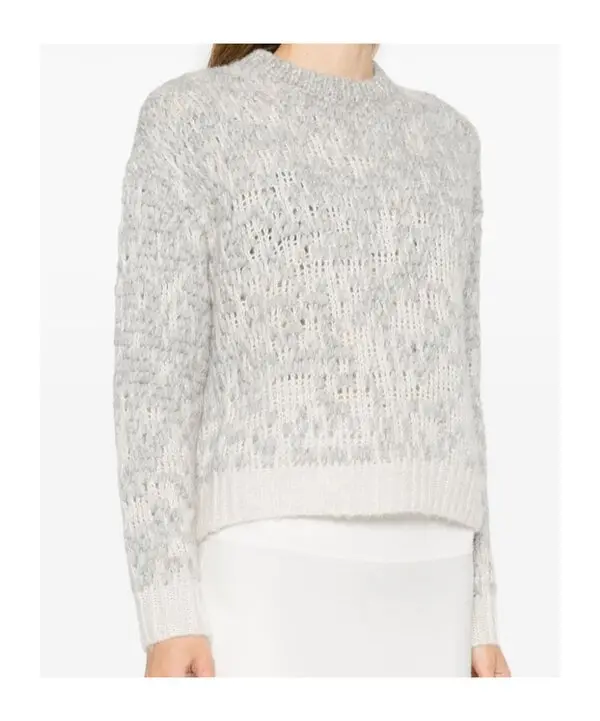 Peserico Patterned Jacquard Lurex-detail Sweater