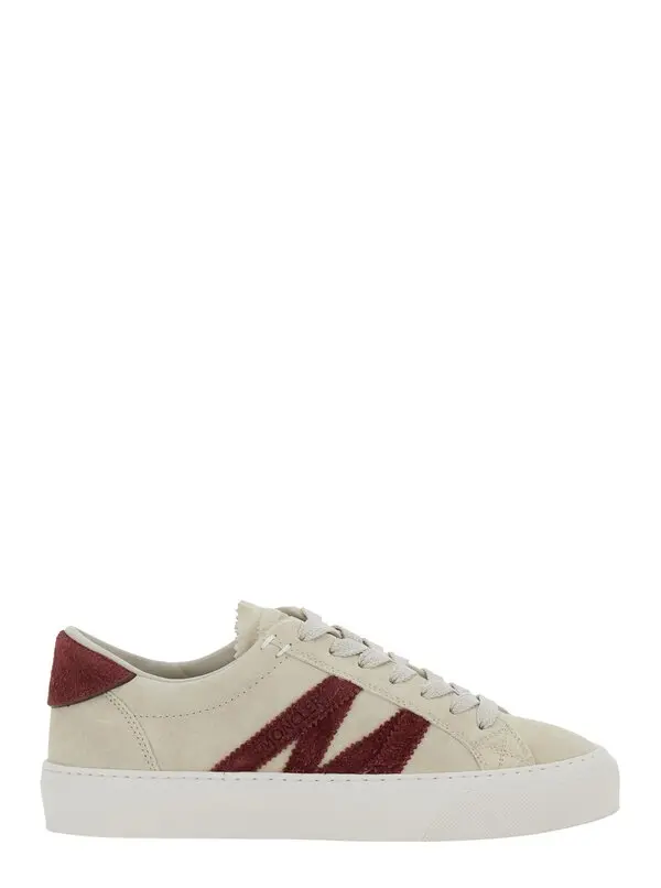Moncler Monaco2 Lace Up Sneakers - Beige