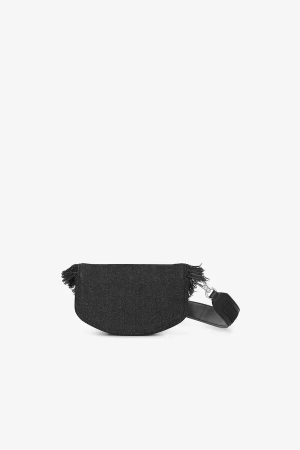 GANNI Logo Plaque Mini Shoulder Bag