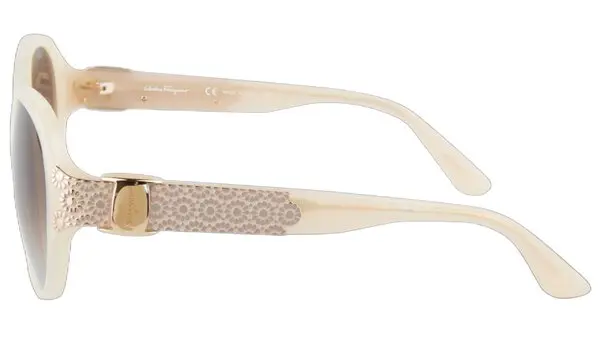 FERRAGAMO Ivory Logo Sunglasses