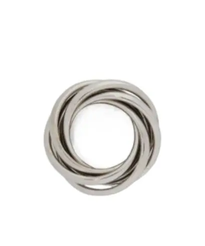 JIL SANDER Multi-layered Ring - Silver