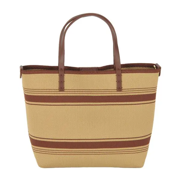 CRISATHENA Striped Tote Bag