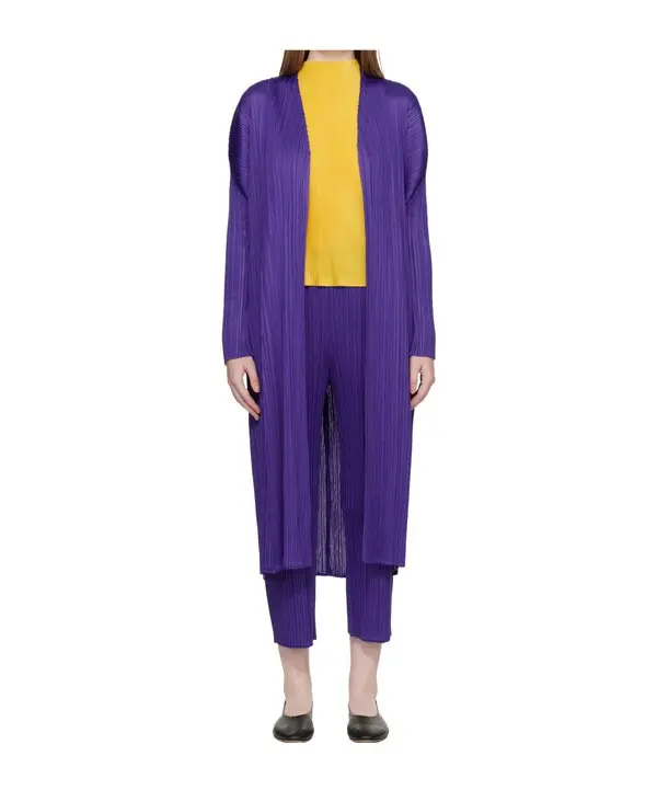 PLEATS PLEASE BY ISSEY MIYAKE Long Trench Coat