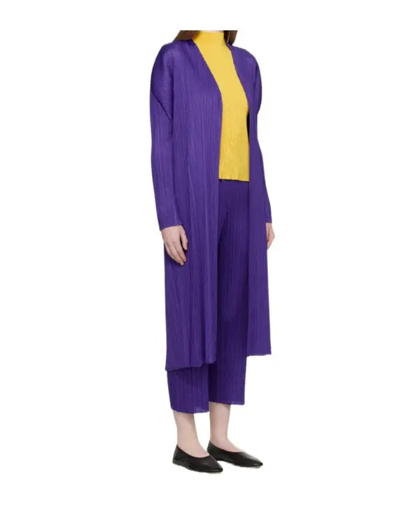 PLEATS PLEASE BY ISSEY MIYAKE Long Trench Coat
