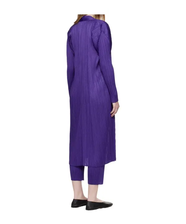 PLEATS PLEASE BY ISSEY MIYAKE Long Trench Coat