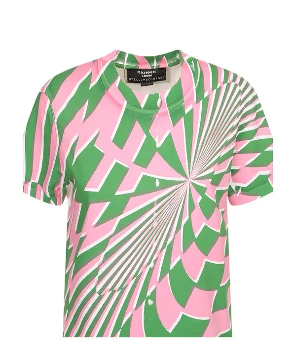 Stella McCartney Graphic Print Crewneck T-shirt - Green