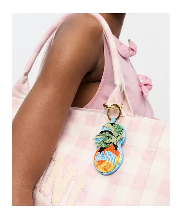 GANNI Apple Keyring