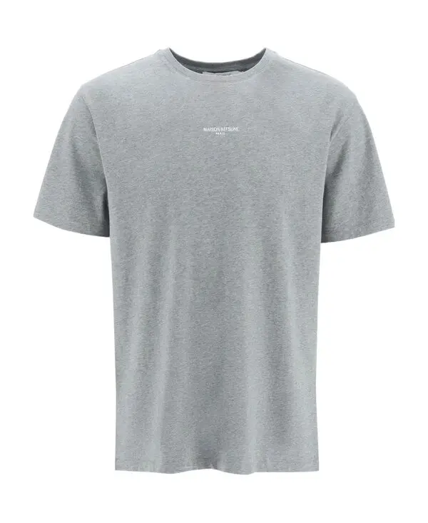 Maison Kitsuné Logo-embroidered Cotton T-shirt